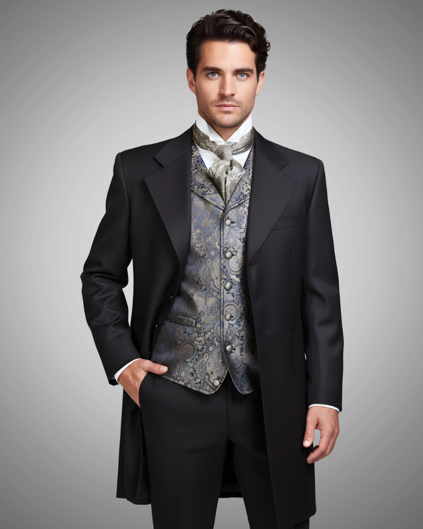 Men's Frock Frontier Coats - Western English Victorian Long Frock Coats ...